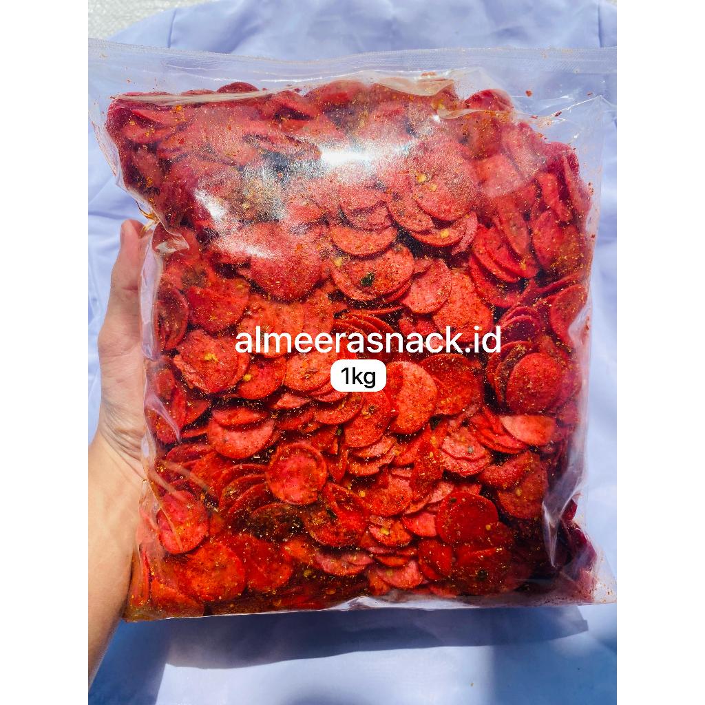 Jual Sosreng/sosis goreng enak renyah gurih raedy varian rasa pedas ...