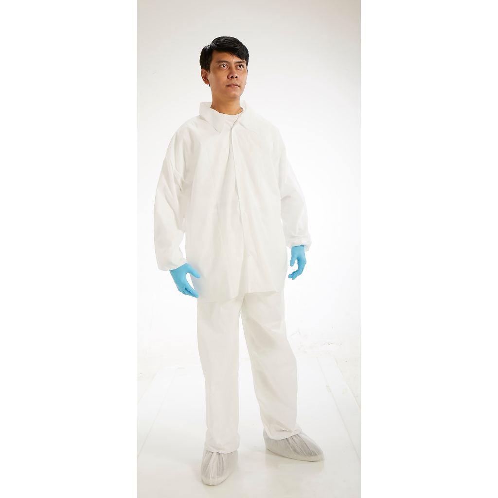 Jual LAB COAT BAJU DAN CELANA NON WOVEN | Shopee Indonesia