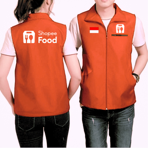 Jual Best Seller !!! Rompi Motor Pria Driver Online ShopeeFood Terbaru ...