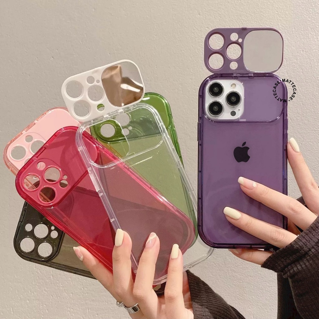 Jual NEW !!! Premium Oval Flip Mirror Case Shockrpoof Bumper Silicone ...