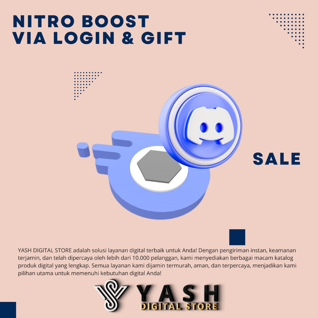 Jual DISCORD NITRO 1 BULAN / 1 TAHUN VIA GIFT / VIA LOGIN PREMIUM FULL ...