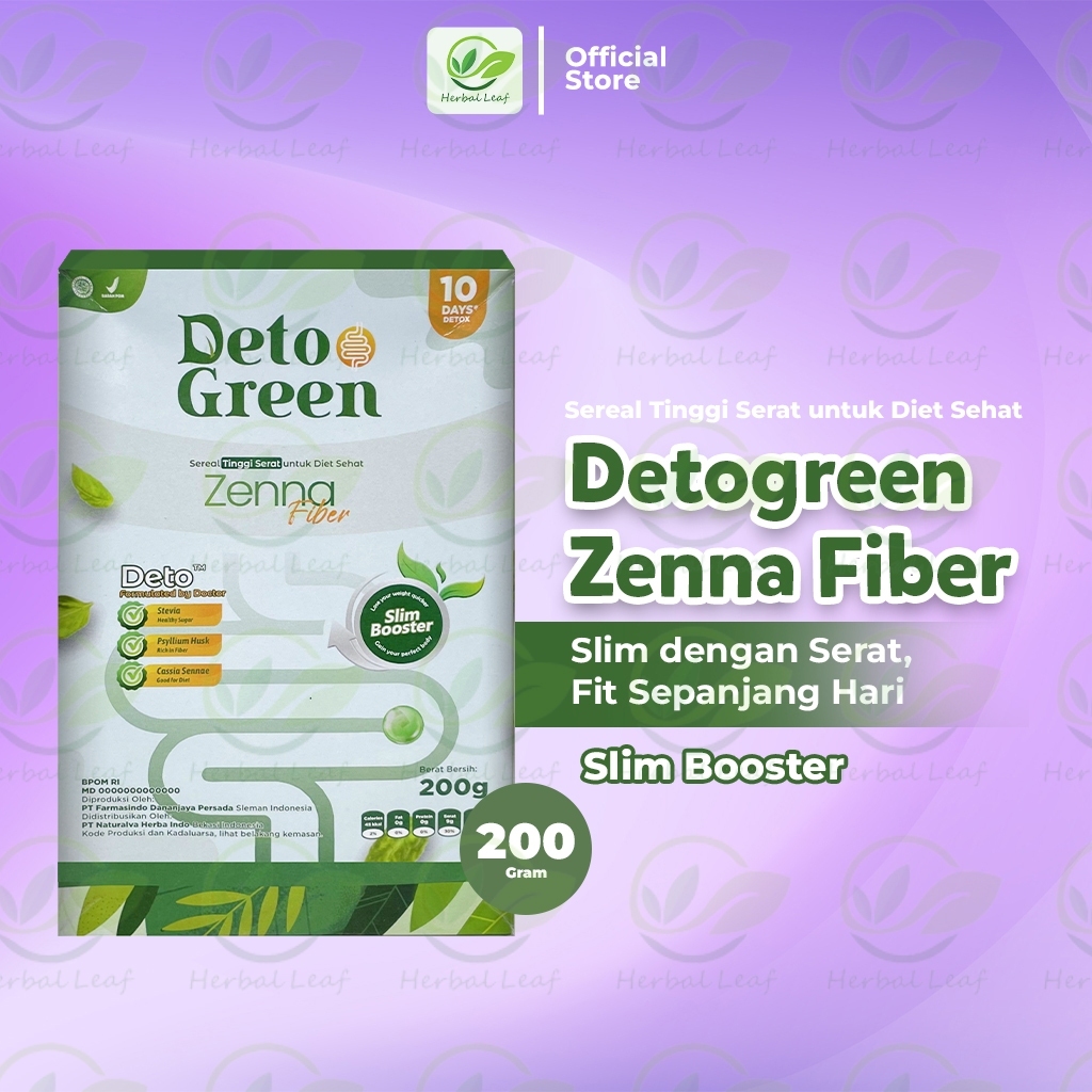 Jual DetoGreen Zenna Fiber Sereal Oat Membantu Melancarkan Pencernaan ...
