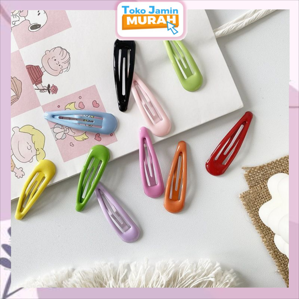 Jual TJM JR609 Jepit Rambut Wanita Kecil Lucu Warna-Warni Jepitan Korea ...