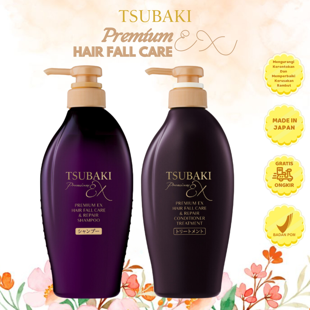 Jual TSUBAKI Premium EX Hair Fall Care & Repair Shampoo | Conditioner 450ml | Shopee Indonesia