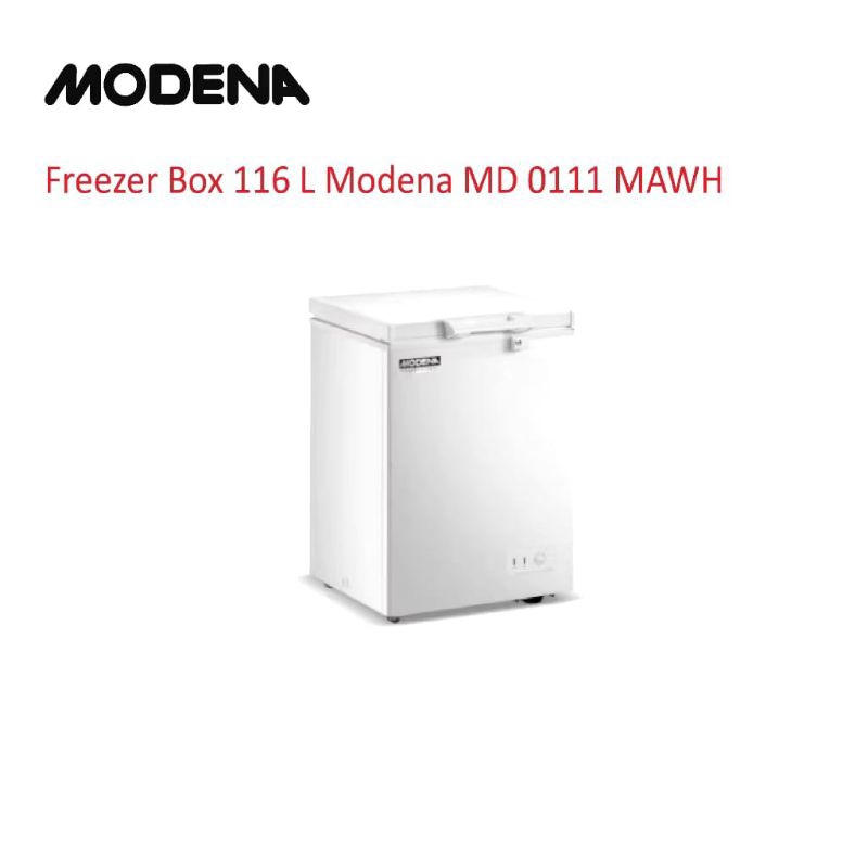 Jual Chest Freezer Box MODENA 116 Liter MD-0111 MAWH | Shopee Indonesia