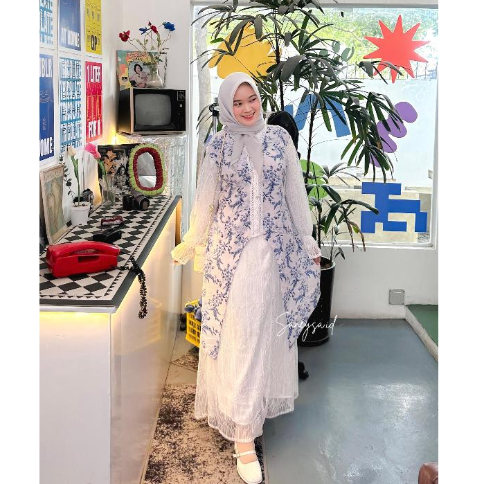 Jual Aurora Tile Brokat Skirt - Rok Tutu - Rok Brokat Wanita Maxi ...