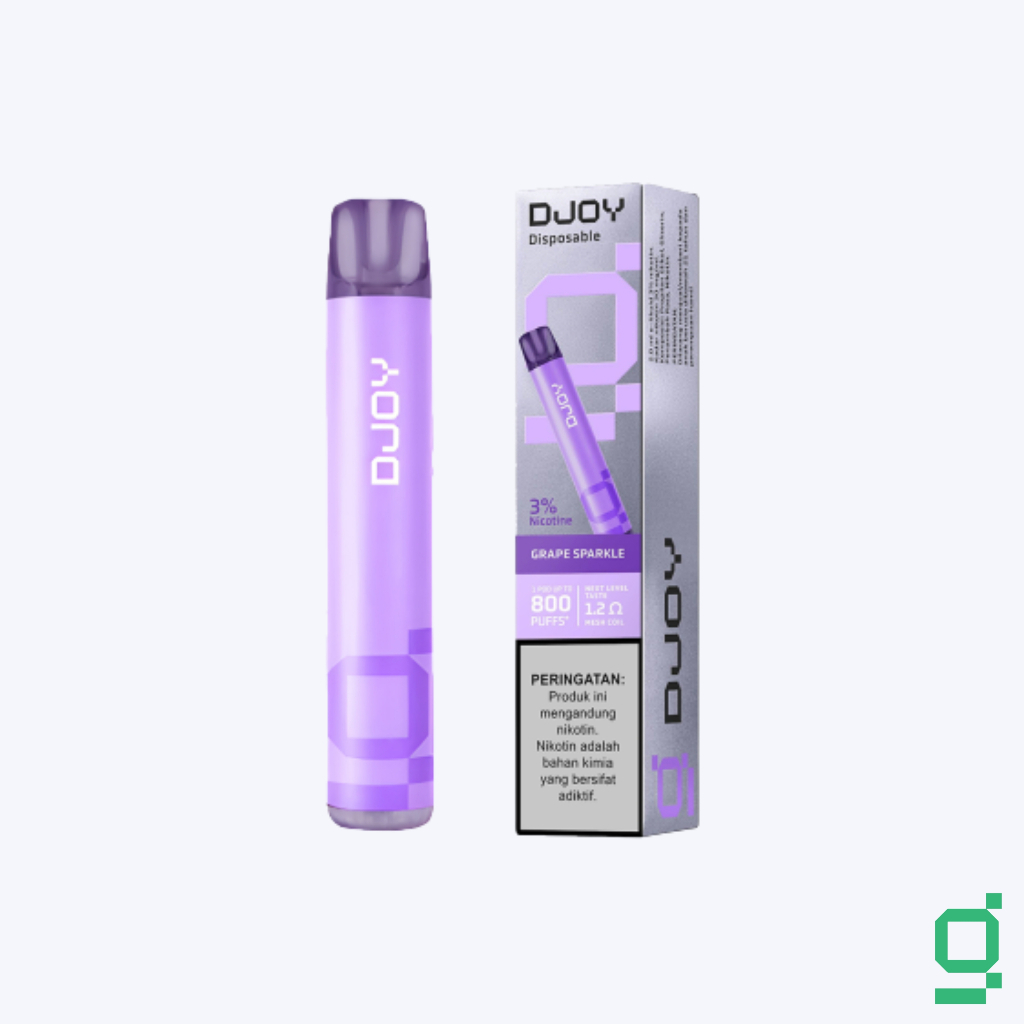 Jual DJOY - Disposable Rokok Elektrik - Grape Sparkle 2 ml | Shopee ...