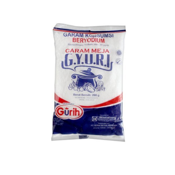 Jual GARAM MEJA GYURI BERYODIUM 200gr | Shopee Indonesia