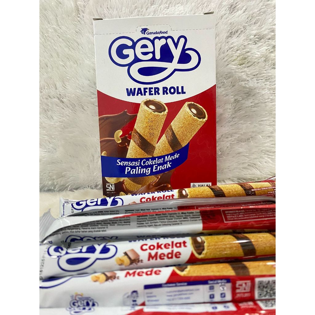 Jual GERY WAFER ROLL GARUDA FOOD 20PCS 1BOX | Shopee Indonesia