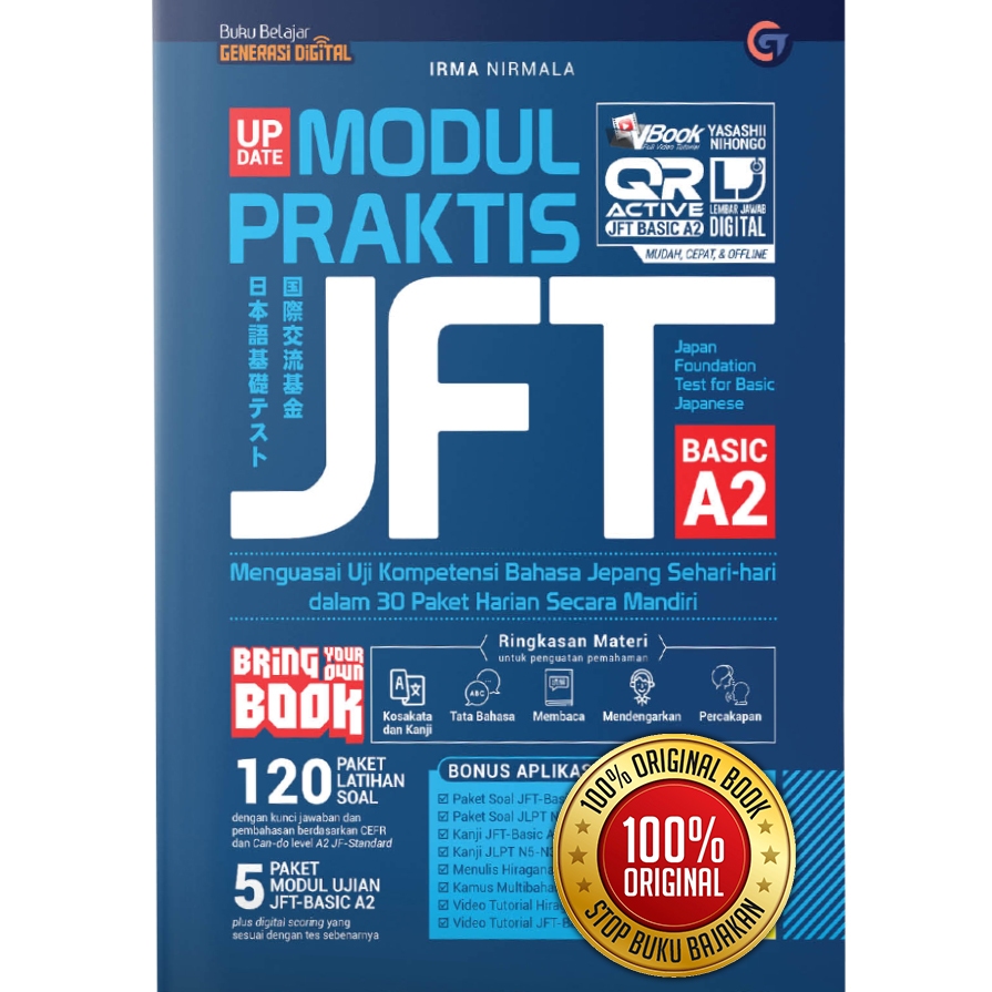 Jual Modul Praktis JFT Basic (Japan Foundation Test for Basic Japanese ...