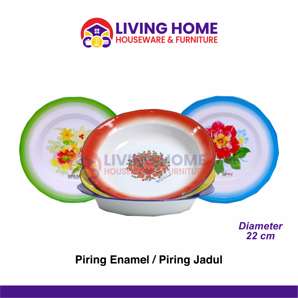 Jual Piring Enamel / Piring Seng / Piring Jadul / Piring Makan | Shopee ...