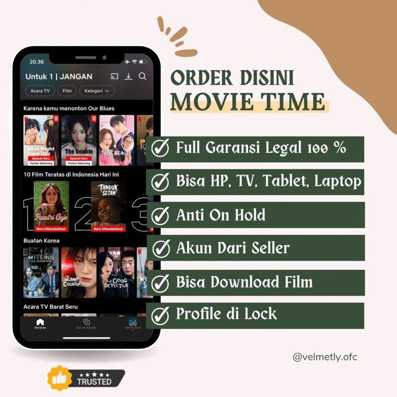 Jual Paket Netflix Terlengkap & Harga Terbaru April 2026 | Shopee Indonesia
