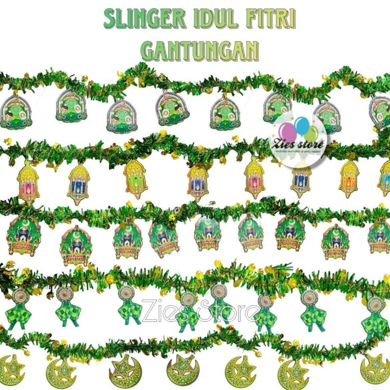 Jual Slinger Idul Fitri Lebaran / Tinsel Dekorasi Idul Fitri Gantungan - HS-4 Masjid | Shopee ...