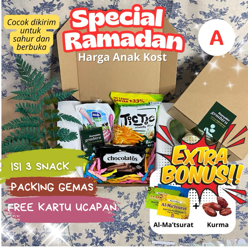 Jual Hampers snack box set lucu gemas ramadhan buka puasa wisuda ulang ...