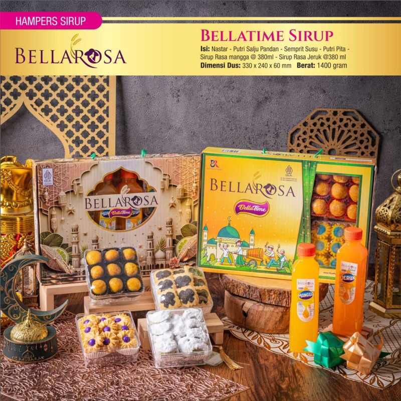 Jual BELLAROSA PAKET BELLATIME SIRUP / BELLA ROSA HAMPERS LEBARAN ...