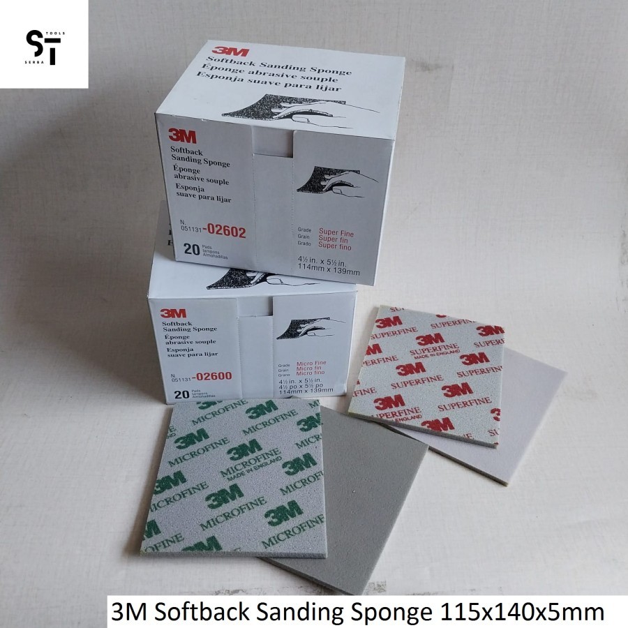 Jual 3M Amplas Spons Busa 115x140x5mm Softback Sanding Sponge | Shopee ...