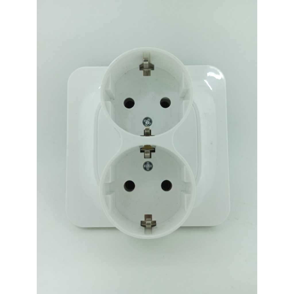 Jual Stop Kontak Bulat 2 lubang Eterna inbow AGJ22B - PUTIH | Shopee ...