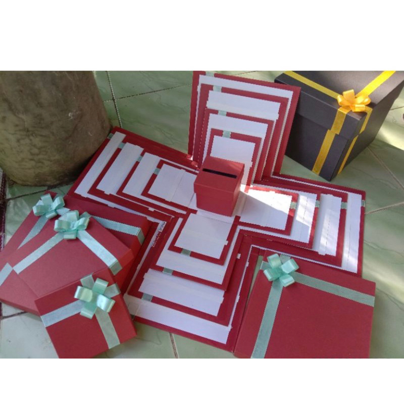 Jual BOX KOSONG EXPLOSION BOX Untuk Kado untuk ulang tahun box hadiah ...