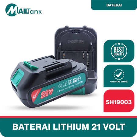 Jual MAILTANK SH19003 BATERAI 21V 5CELL Untuk mesin cordless Mailtank ...