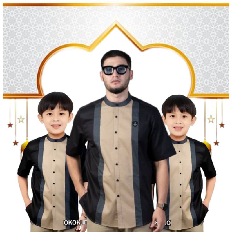 Jual Al_Aqsa Baju Koko Couple Ayah Dan Anak Laki Laki Harga Terpisah ...