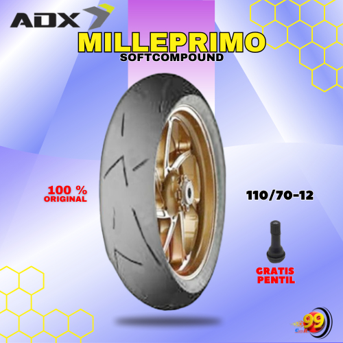 Jual Ban Motor SOFT COMPOUND - VESPA MATIC ADX MILLEPRIMO 110/70 Ring ...