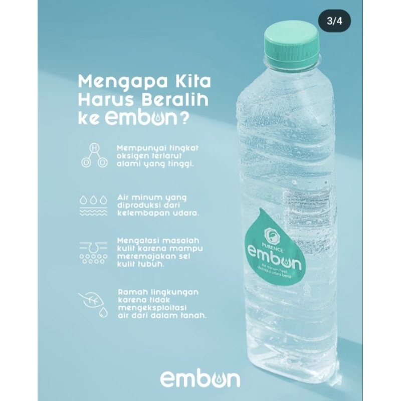 Jual AIR EMBUN PURENCE 1 KARDUS @500mlx24 botol | Shopee Indonesia