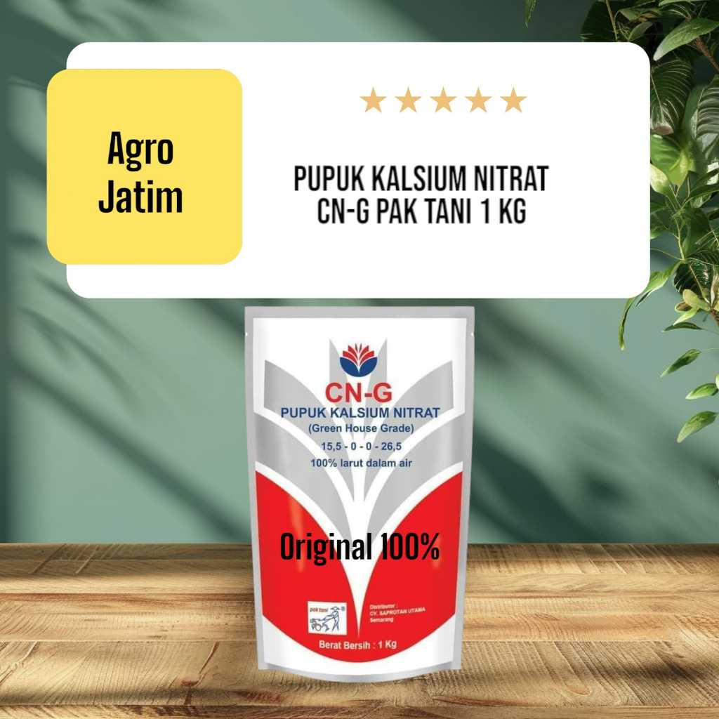 Jual Pupuk Kalsium Nitrat CN-G Pak Tani - 1 KG Pabrik | Shopee Indonesia