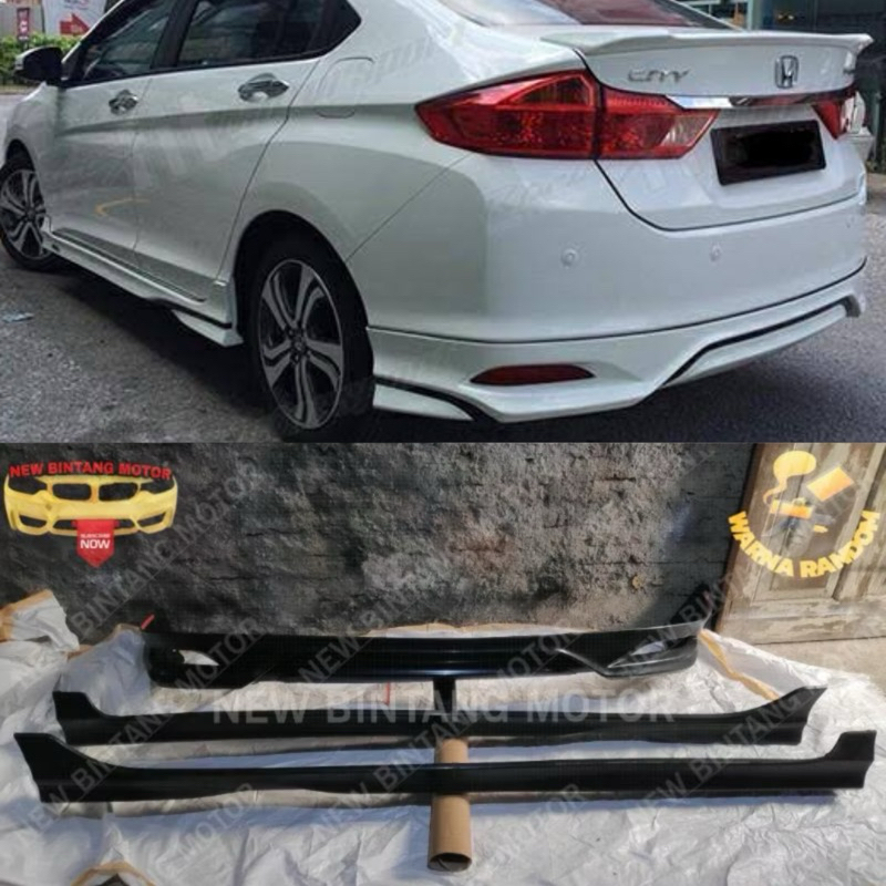 Jual Bodykit sideskirt honda city GM6 modulo 2015 2018 original ...