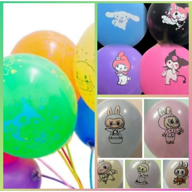 Jual Balon Latex Labubu/Balon Karakter Labubu/Balon Kuromi/Balon Latex ...