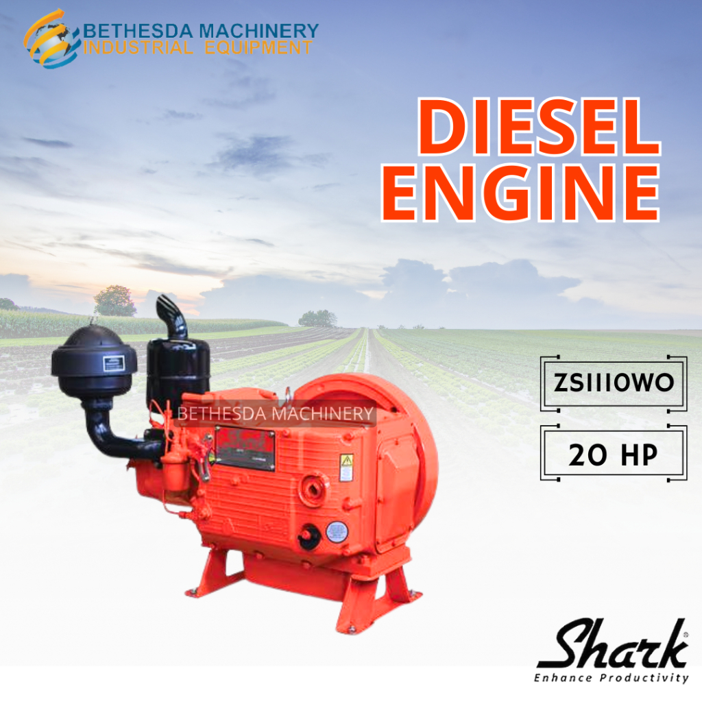 Jual Mesin Diesel 20 HP Tanpa tangki Shark Engine ZS 1110 WO | Shopee Indonesia