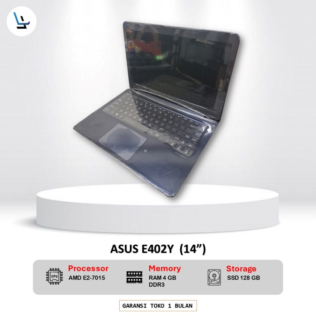 Jual LAPTOP ASUS E402Y / RAM 4GB / SSD 128GB / 14 INCH | Shopee Indonesia
