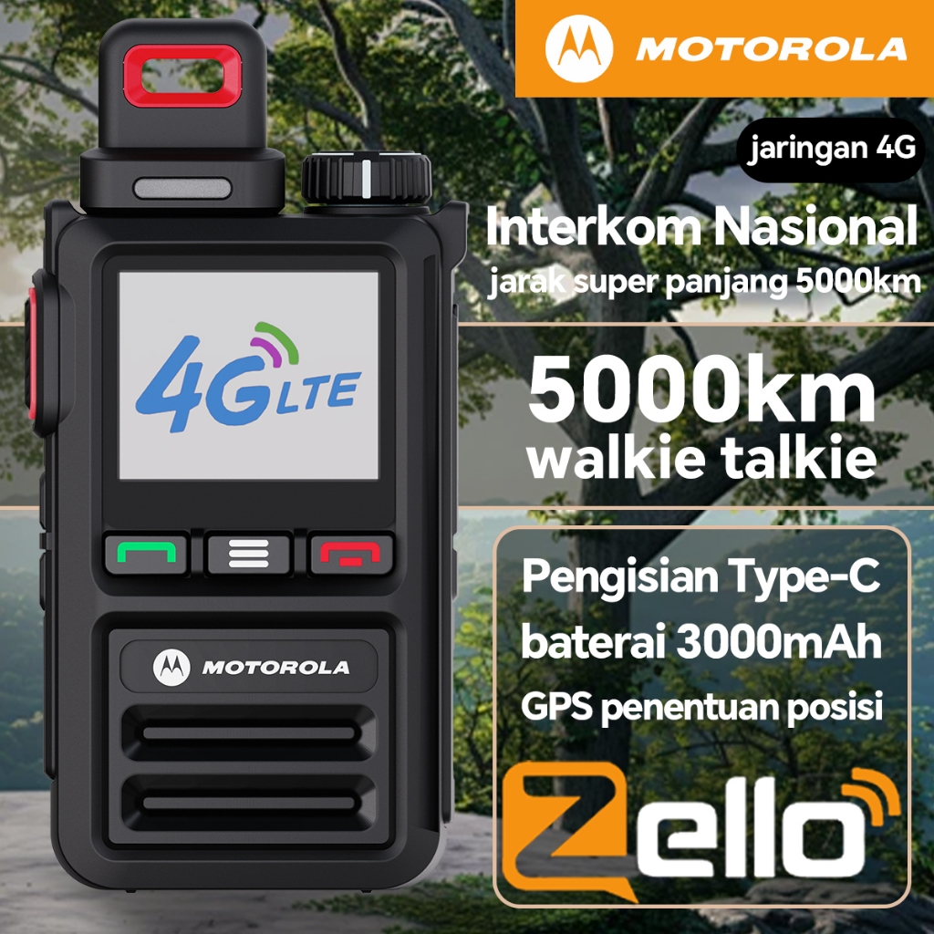 Jual 【5000KM】HT Motorola T68 Two Way Radio Handy Talky Walkie Talkie ...