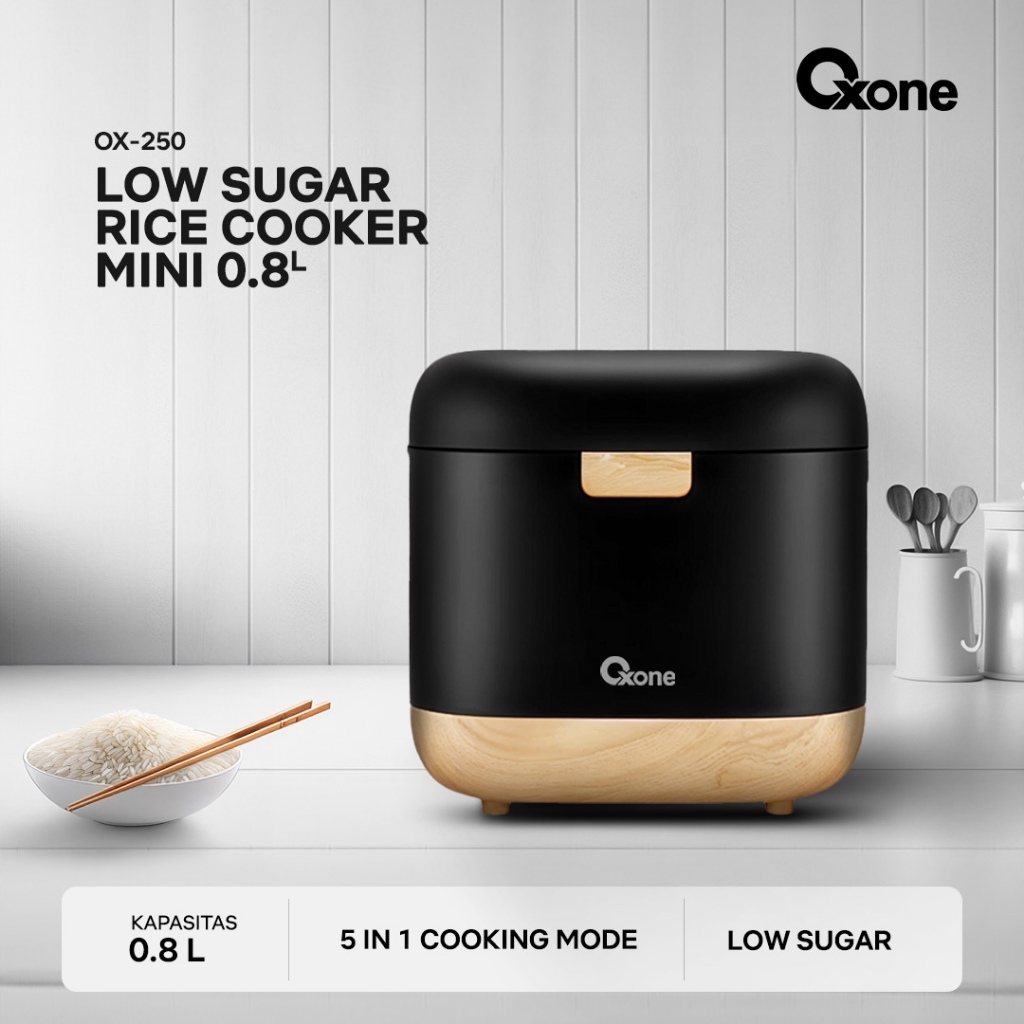Jual OXONE OX250 Low Sugar Rice Cooker Mini 0.8 Liter Penanak Nasi ...