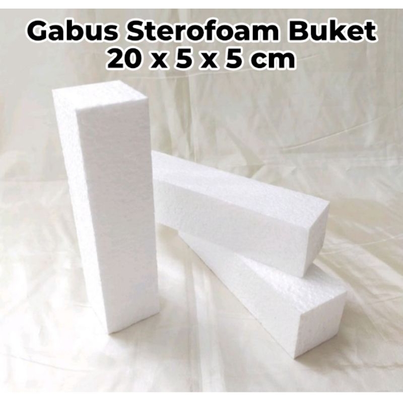 Jual F ( F32 ) PAPAN STEROFORM GABUS LEMBARAN TEBAL 5 CM UKURAN 20 X 5 ...