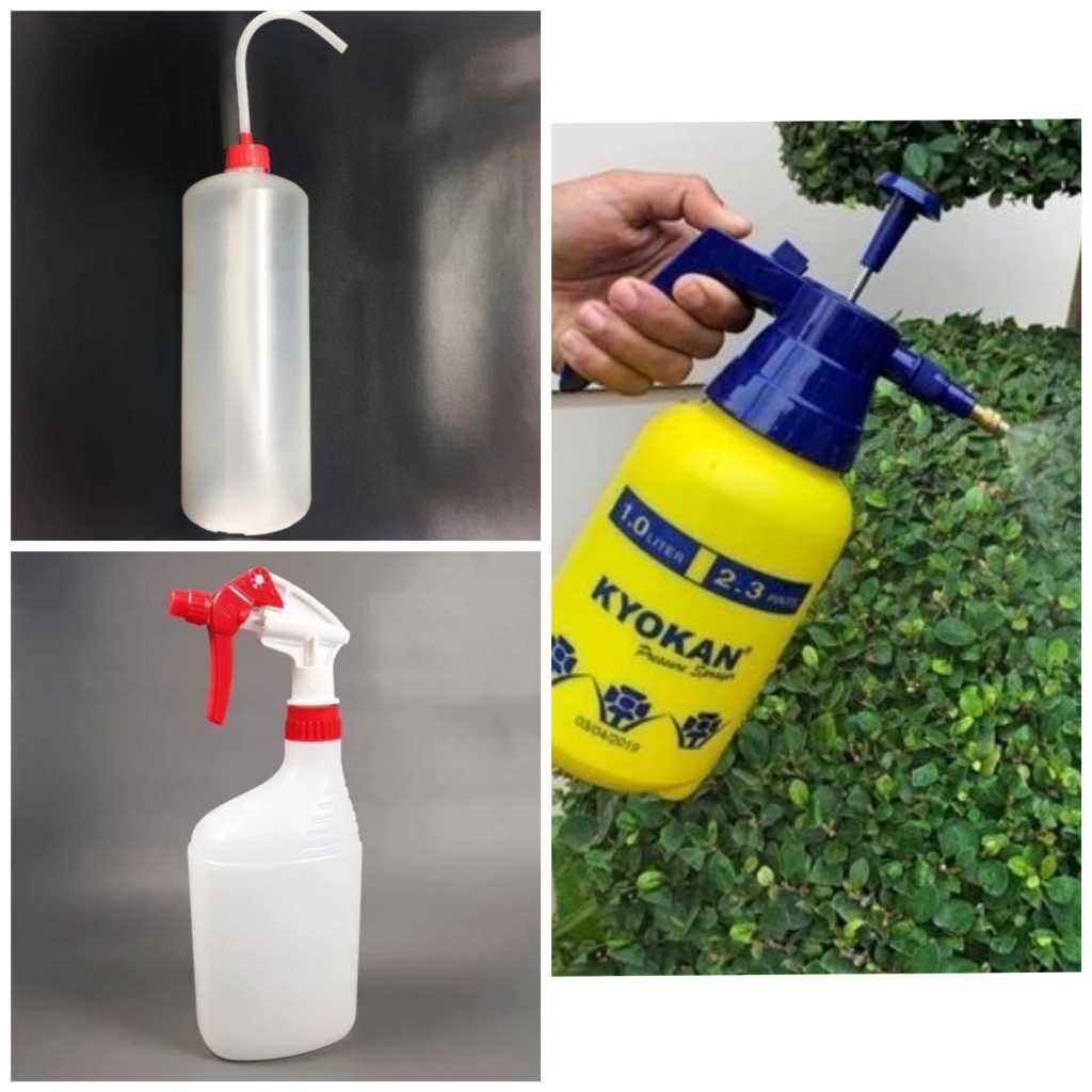 Jual BOTOL SELANG 1 Liter BOTOL SPRAY 1Liter SEMPROTAN POMPA 1L L Sprayer Air Tanaman Spray ...