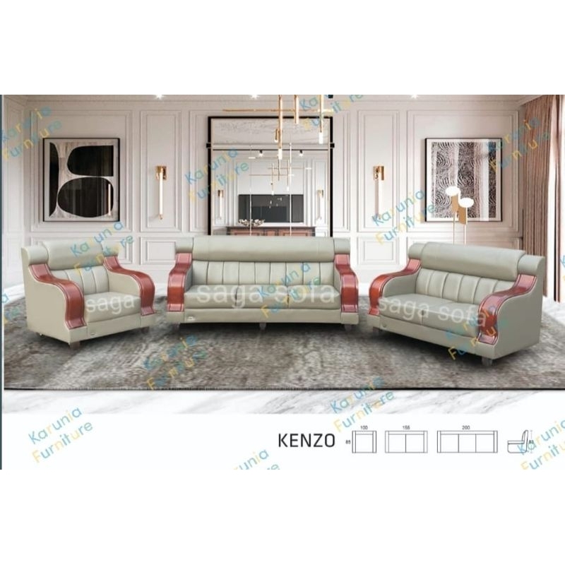 Jual Sofa set Saga Kenzo 3+2+1 | Shopee Indonesia