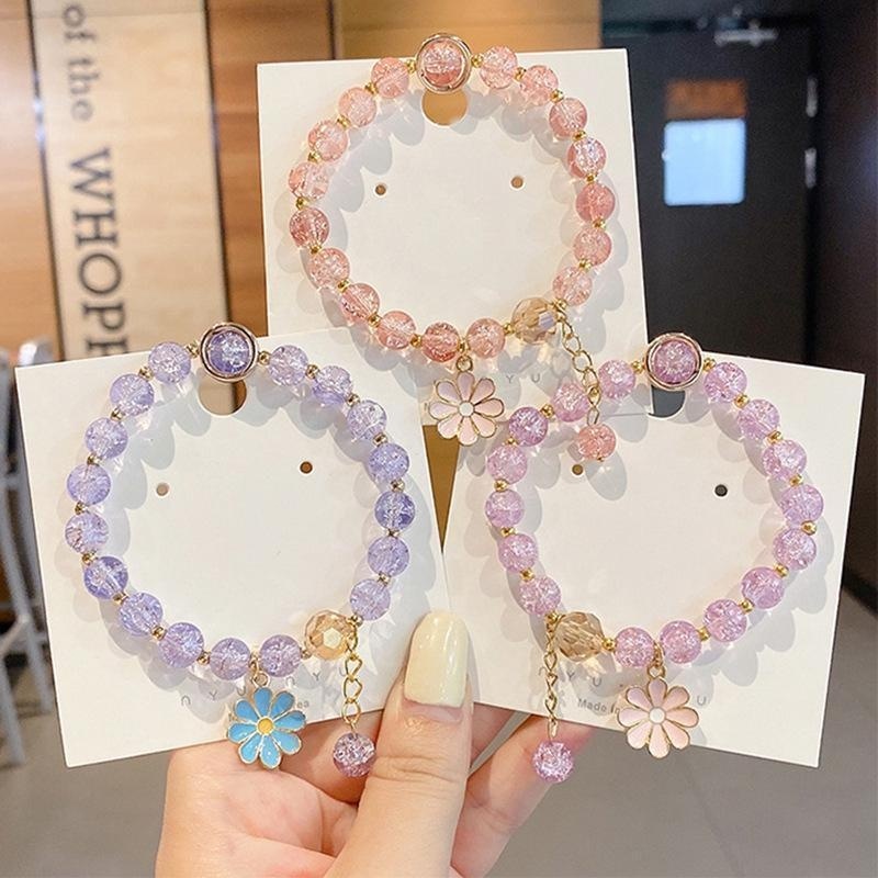Jual Gelang Daisy Rumbai Bunga Kristal Wanita - Crystal Daisy Flower ...