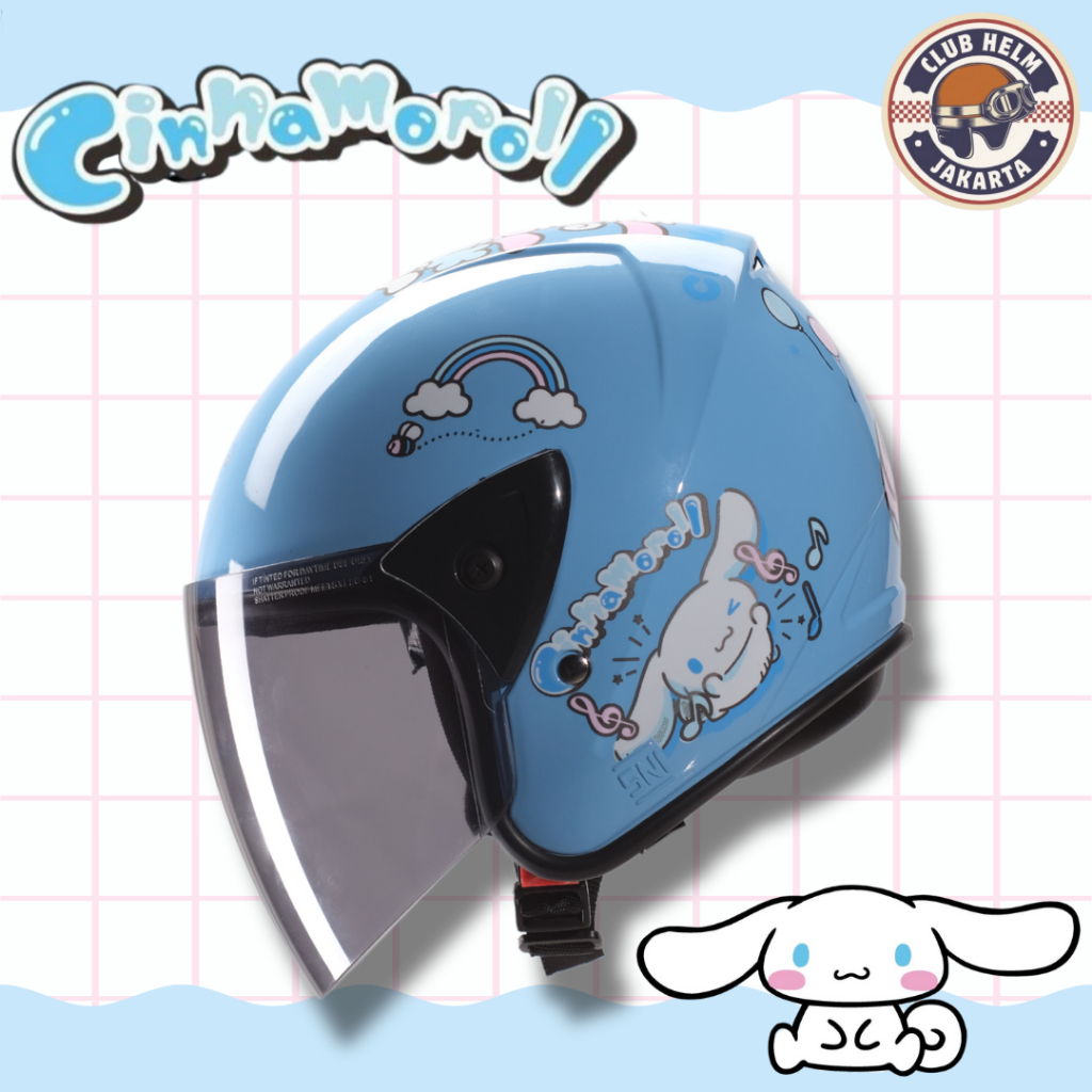 Jual Helm Anak SNI Premium Cewe Remaja Bogo Karakter Cinnamoroll ...