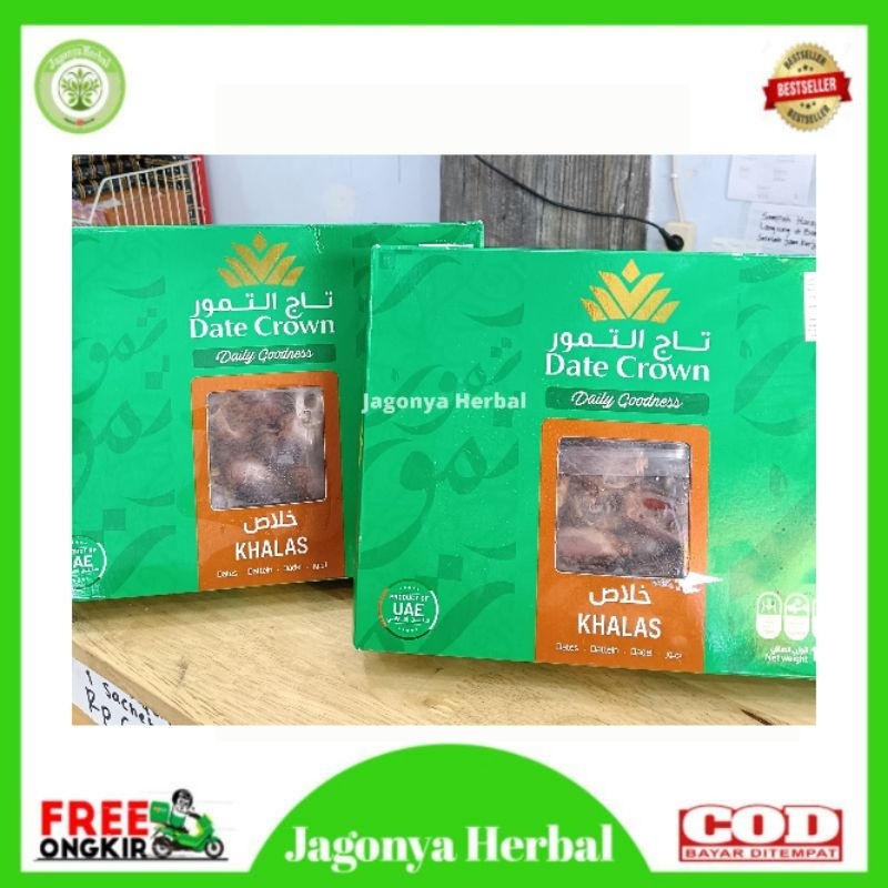 Jual KURMA DATE CROWN KHALAS ORIGINAL 1 KG | Shopee Indonesia