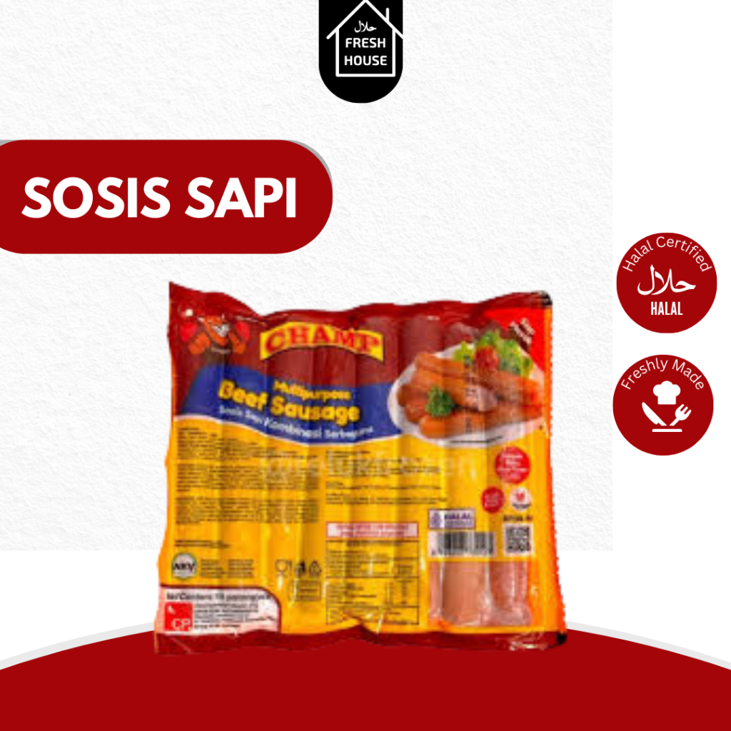 Jual SOSIS SAPI ISI 15 CHAMP 375 GR | Shopee Indonesia
