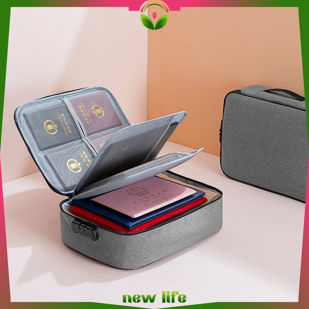 Jual Tempat Penyimpanan File Dokumen Penting Portable / Tas Dokumen ...