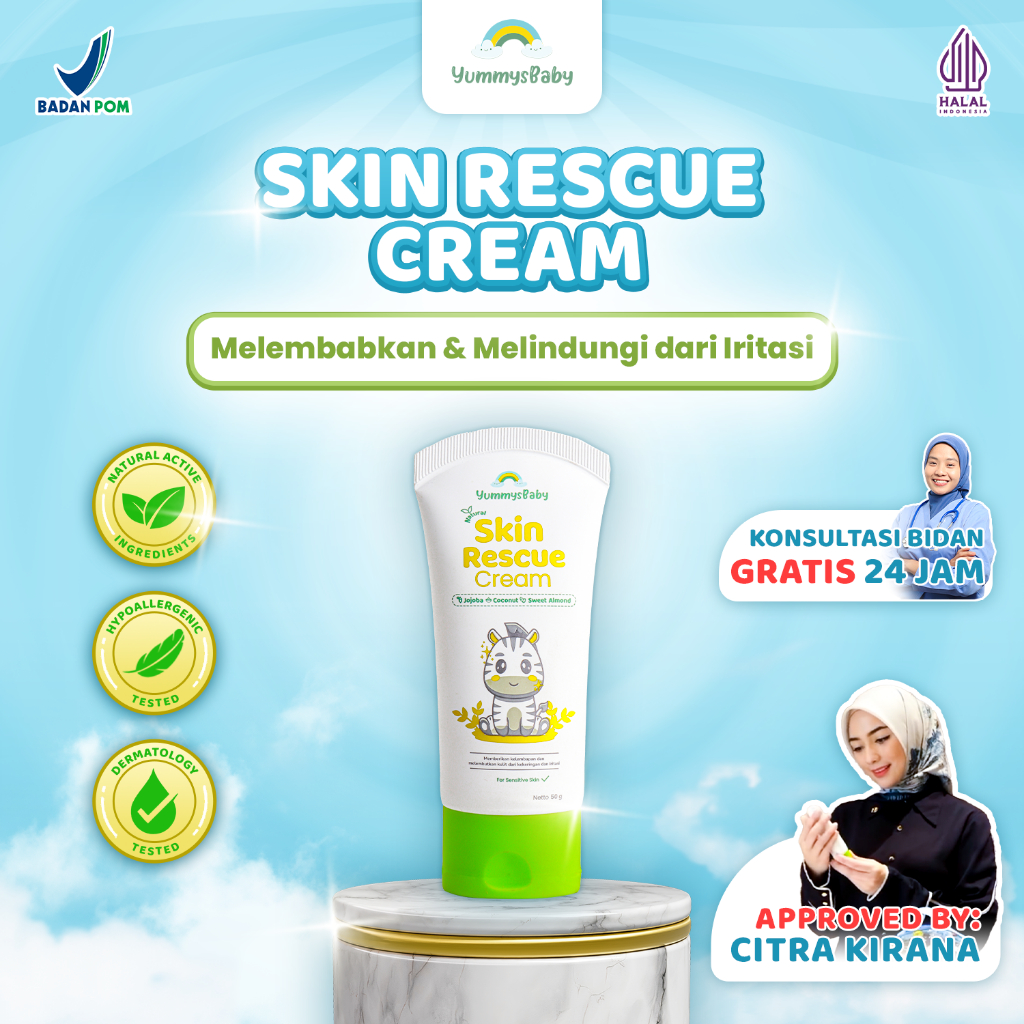 Jual YummysBaby - Skin Rescue Cream | Solusi ruam & Iritasi ...
