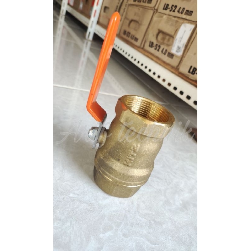 Jual KITZ Brass Ball Valve 1 1/2" 400T / Ball Valve KITZ 1.5 inch Kuningan / Stop Kran kitz 1 1/ ...