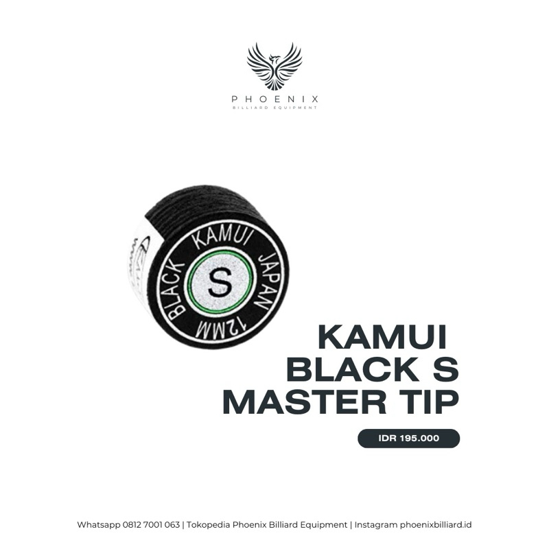 Jual KAMUI BLACK S MASTER TIP | MASTER TIP | MASTER TIP S BLACK ...