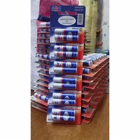 Jual BATTERY ABC AAA RENCENG (ISI2) | Shopee Indonesia