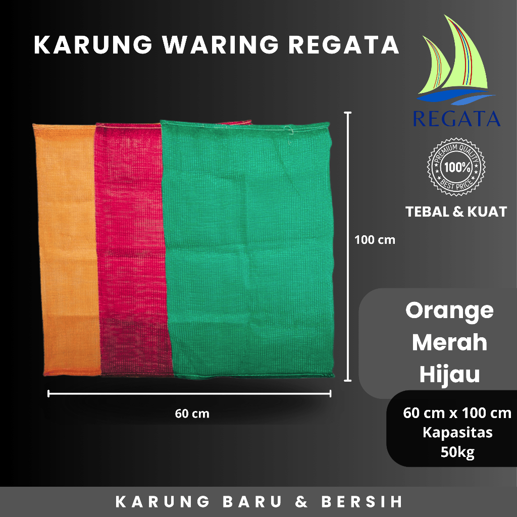 Jual REGATA PACK-Karung Plastik Waring Serbaguna Bahan Tebal dan Kuat ...