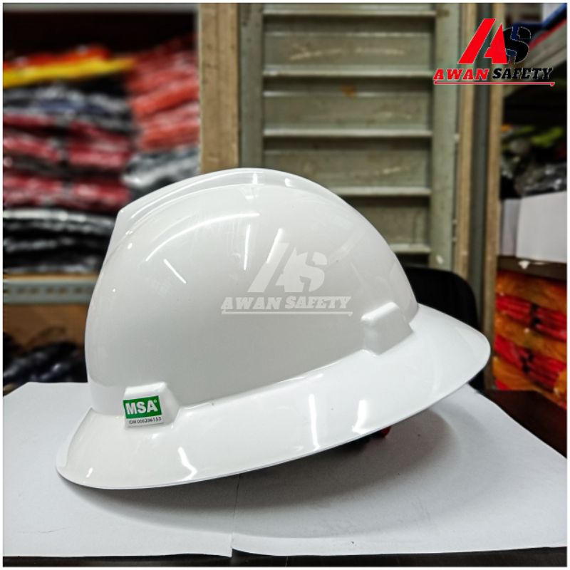 Jual Helm Safety MSA Full Brim Fastrack Original - Helm Safety Proyek ...