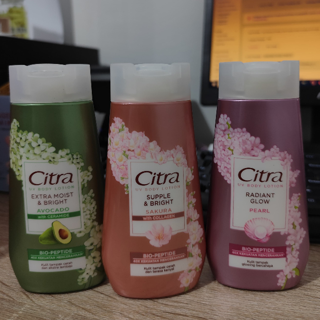 Jual Citra Perfect Bright UV Hand & Body Lotion 210 ml & 110 ml ...