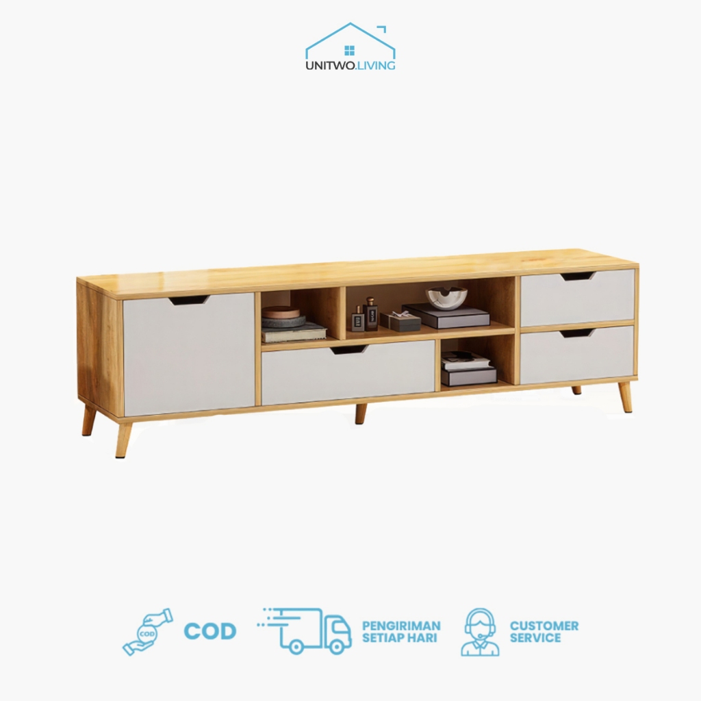 Jual UNITWO Living Meja Zen | Meja TV | Rak TV Minimalis | Meja ...