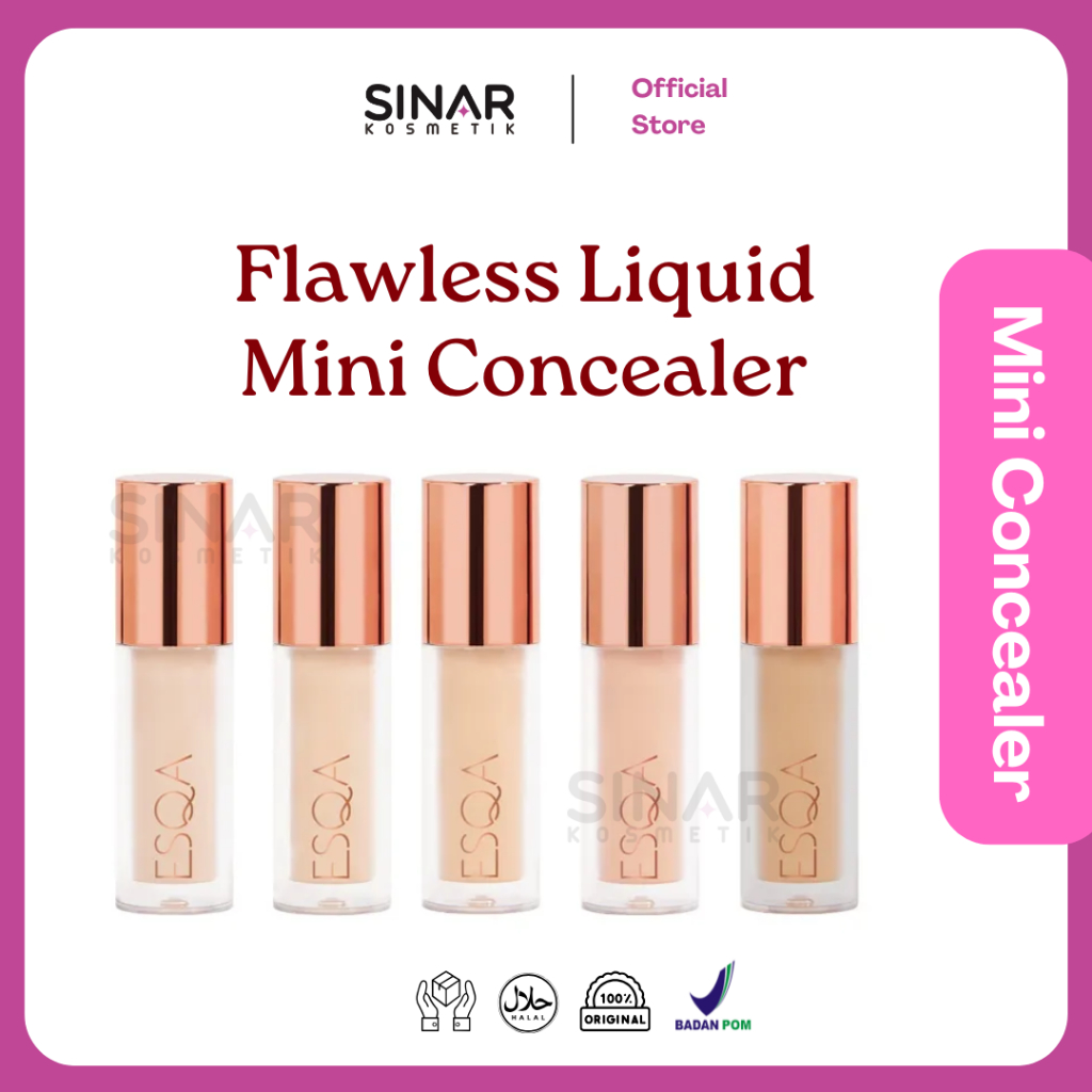 Jual ESQA Flawless Liquid Mini Concealer / Corrector 1,5gr (Mini Size ...